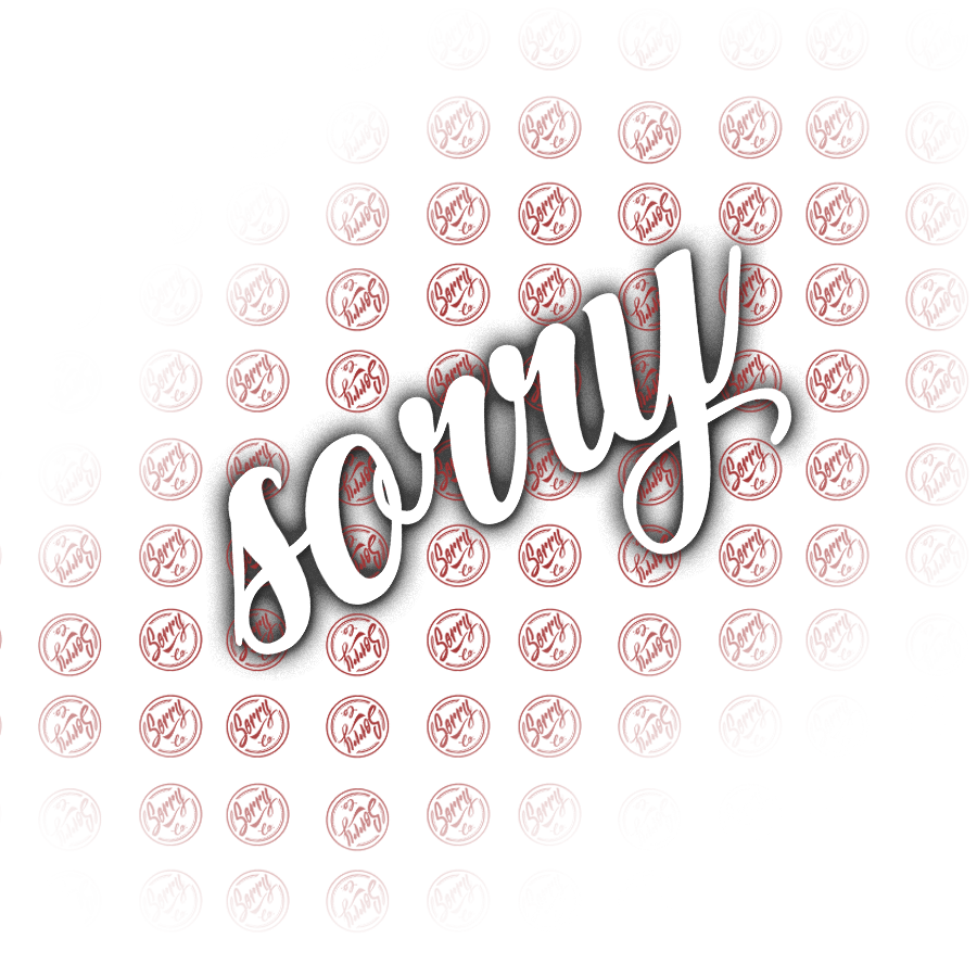 Sorry Decal – Sorry Company